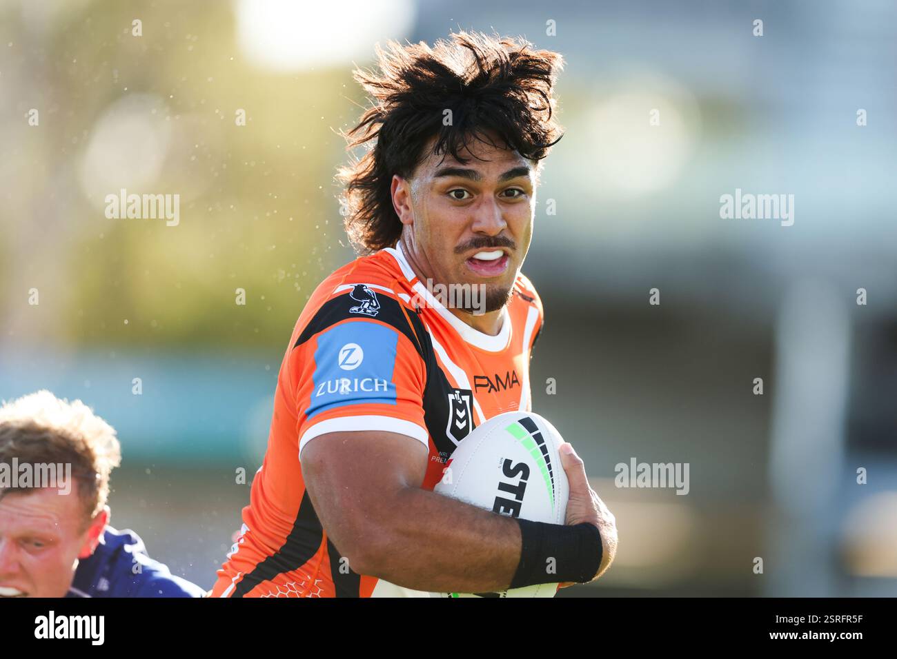 Sydney, Australia. 16th Feb, 2025. Solomona Faataape of the Wests ...