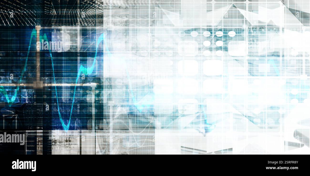 Data Solutions Science Presentation Background Abstract Art Stock Photo ...