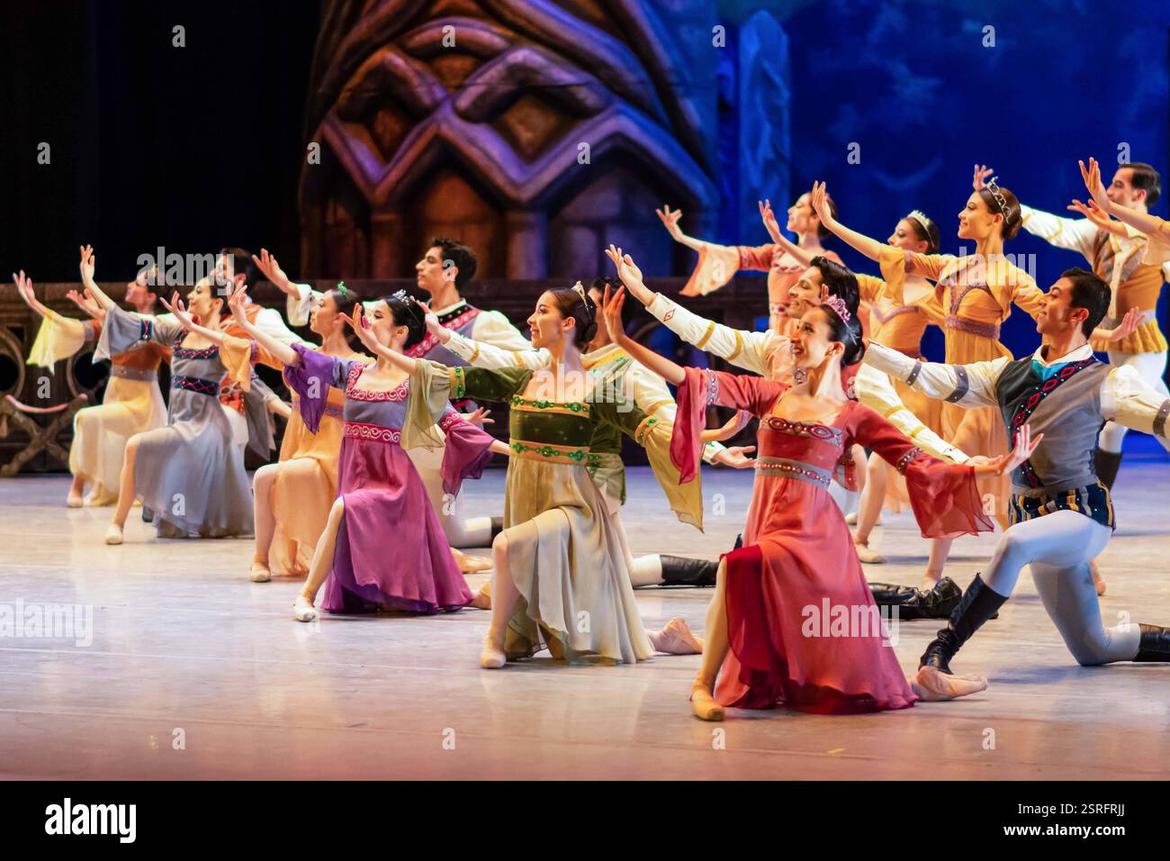 National Dance Company Perform The Swan Lake In Mexico City Dancers of ...