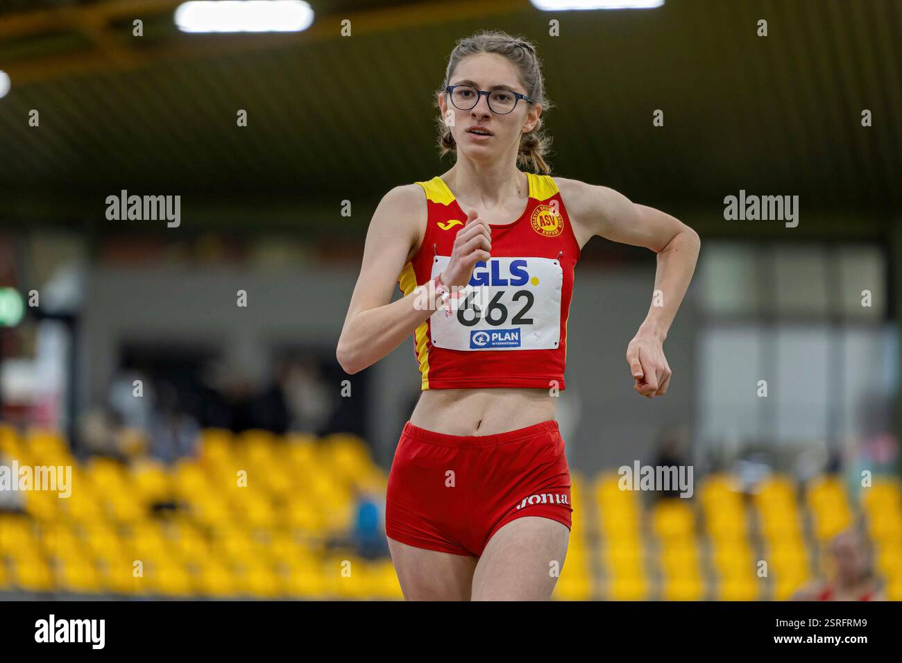 Dortmund, Deutschland. 15th Feb, 2025. Laura V?lkel (ASV Erfurt ...