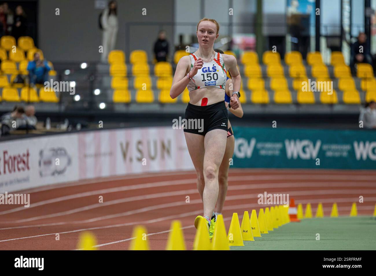Lina Hartung (LG Augsburg); Deutsche Jugend-Hallenmeisterschaften U20 ...