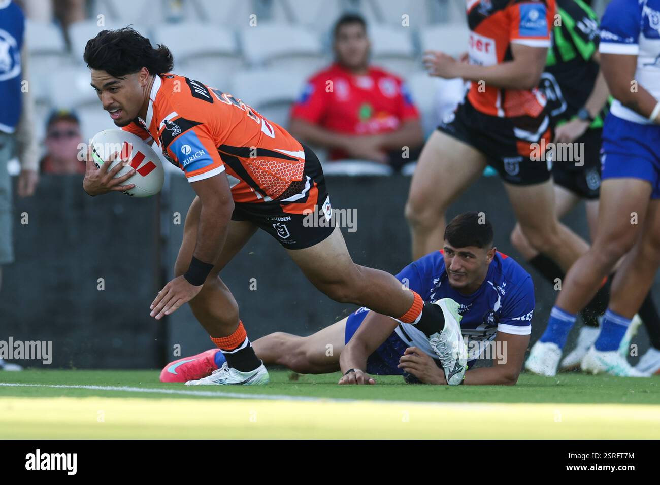 Sydney, Australia. 16th Feb, 2025. Solomona Faataape of the Wests ...