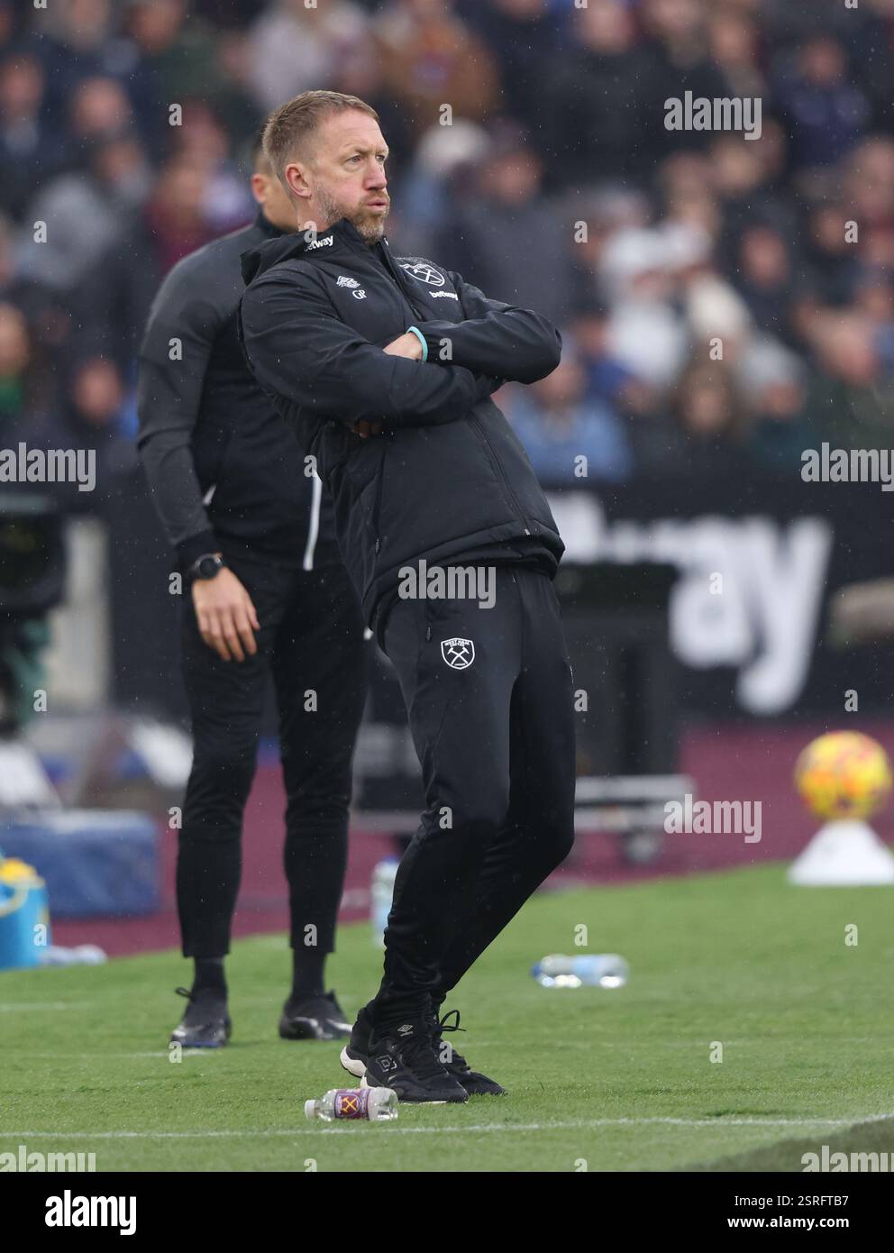 London, UK. 15th Feb, 2025. Graham Potter (West Ham manager) at the ...