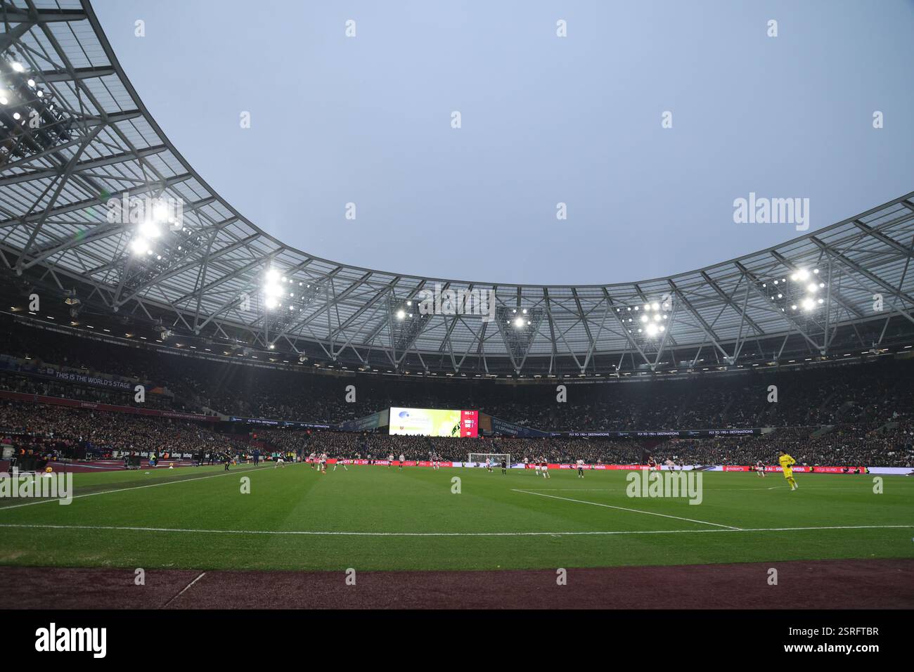 London, UK. 15th Feb, 2025. General view at the West Ham United v ...