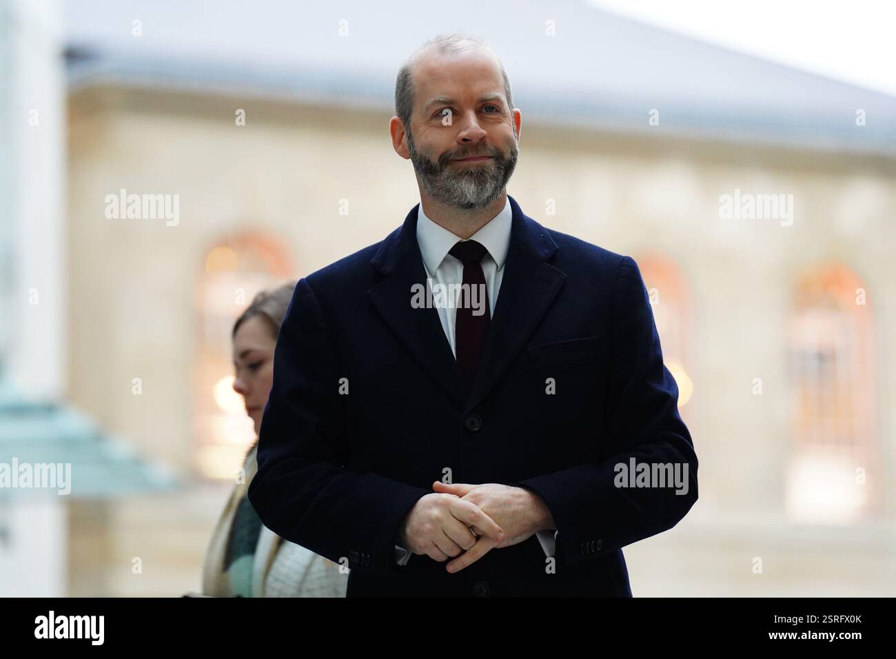 Business Secretary Jonathan Reynolds arrives at BBC Broadcasting House ...