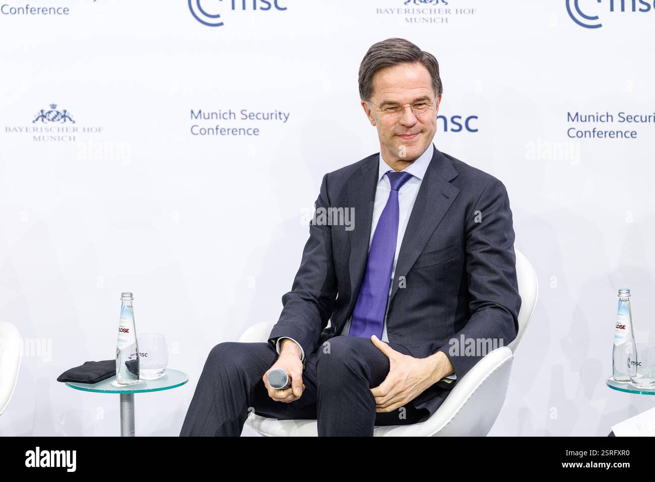 Munich, Germany. 15th Feb, 2025. Mark Rutte, NATO Secretary General ...