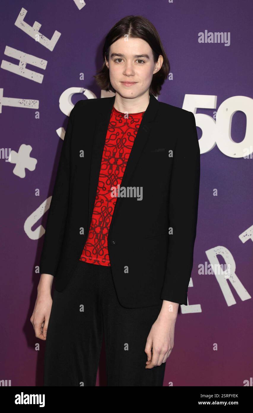 February 14 2025 New York New York Usa Actor Jane Wickline Seen At