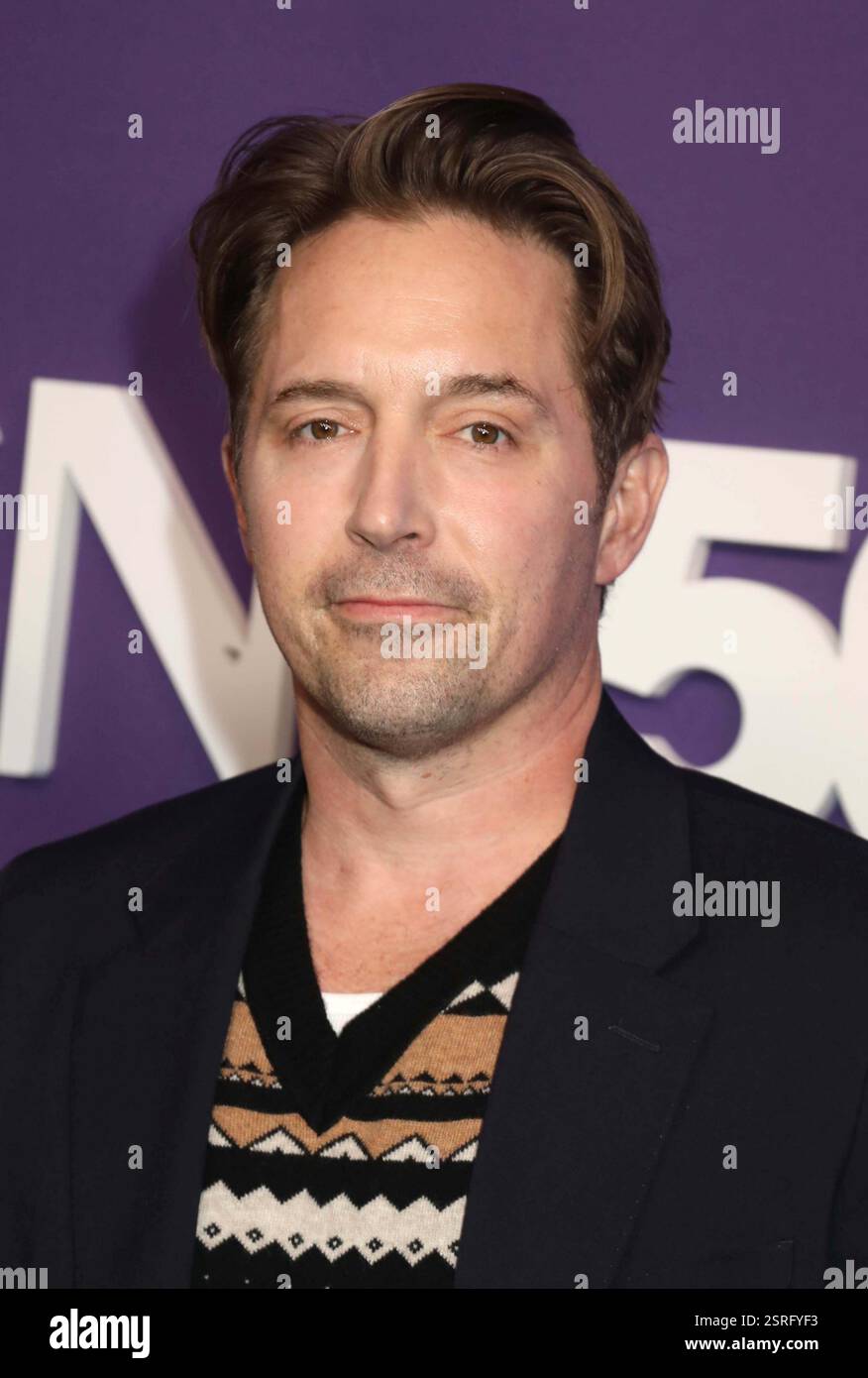 February 14, 2025, New York, New York, USA: Actor BECK BENNETT seen at ...