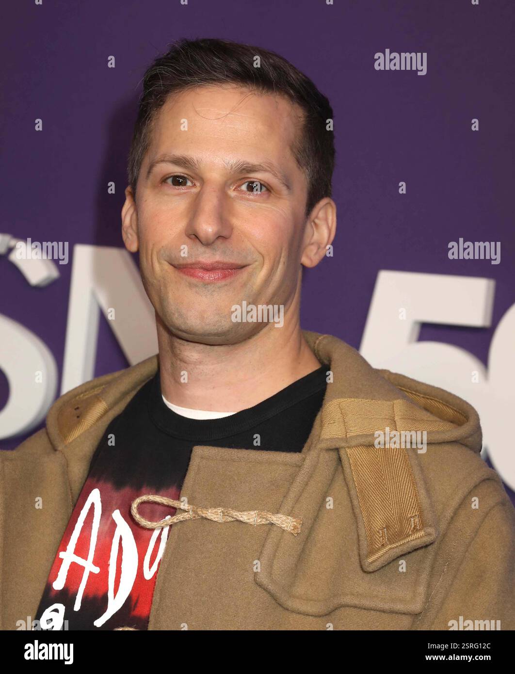 February 14, 2025, New York, New York, USA: Actor ANDY SAMBERG seen at ...
