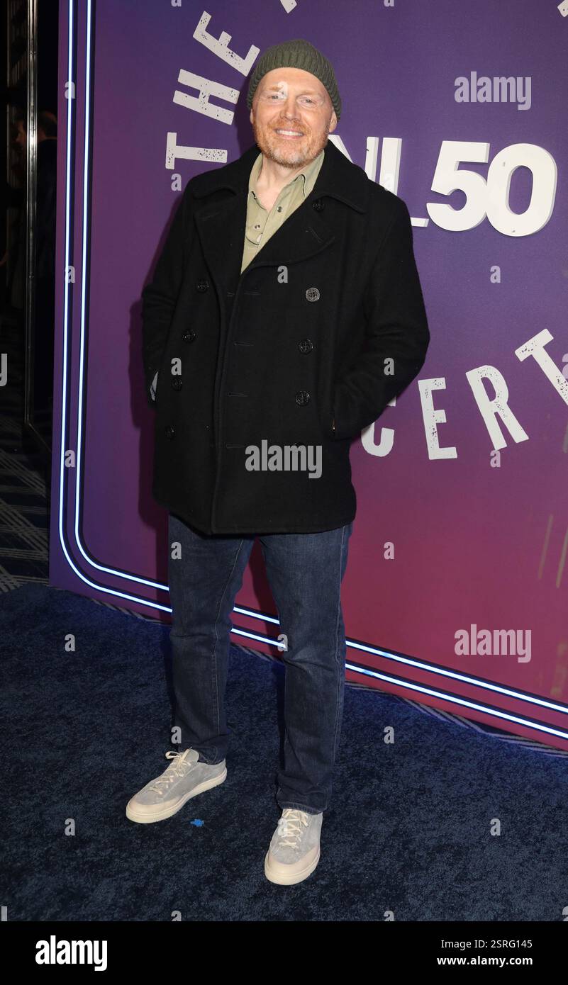February 14, 2025, New York, New York, USA: Actor BILL BURR seen at the ...