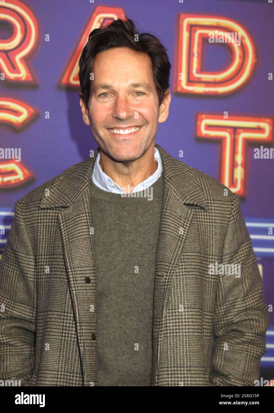February 14, 2025, New York, New York, USA: Actor PAUL RUDD seen at the ...