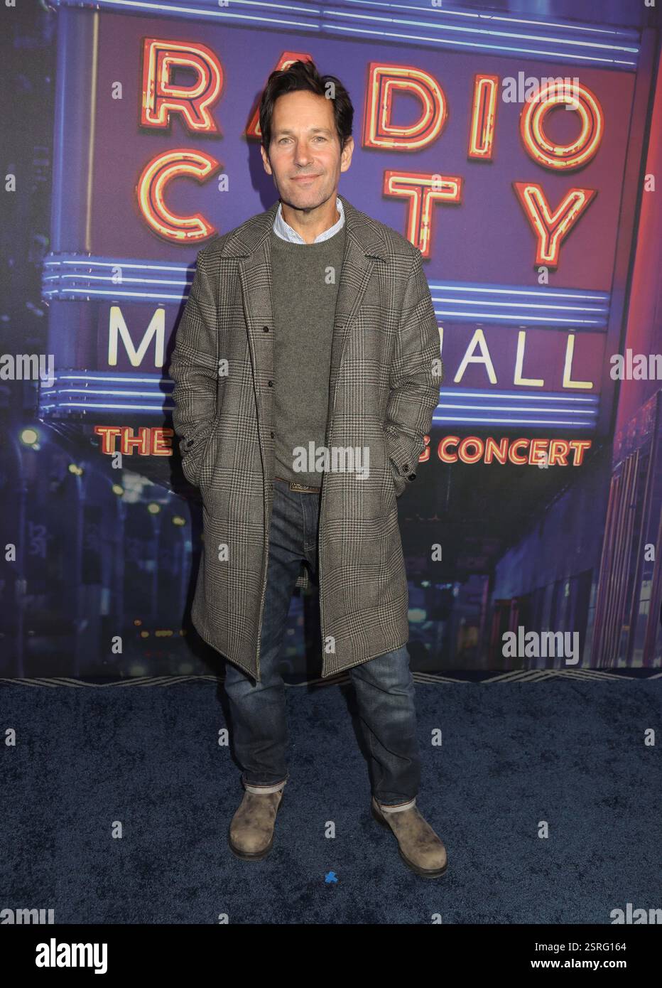 February 14, 2025, New York, New York, USA: Actor PAUL RUDD seen at the ...