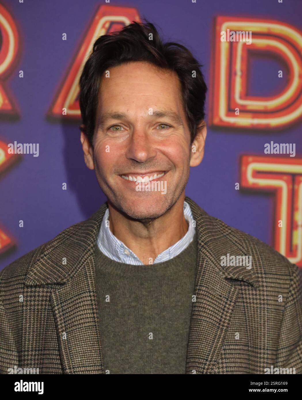 February 14, 2025, New York, New York, USA: Actor PAUL RUDD seen at the ...