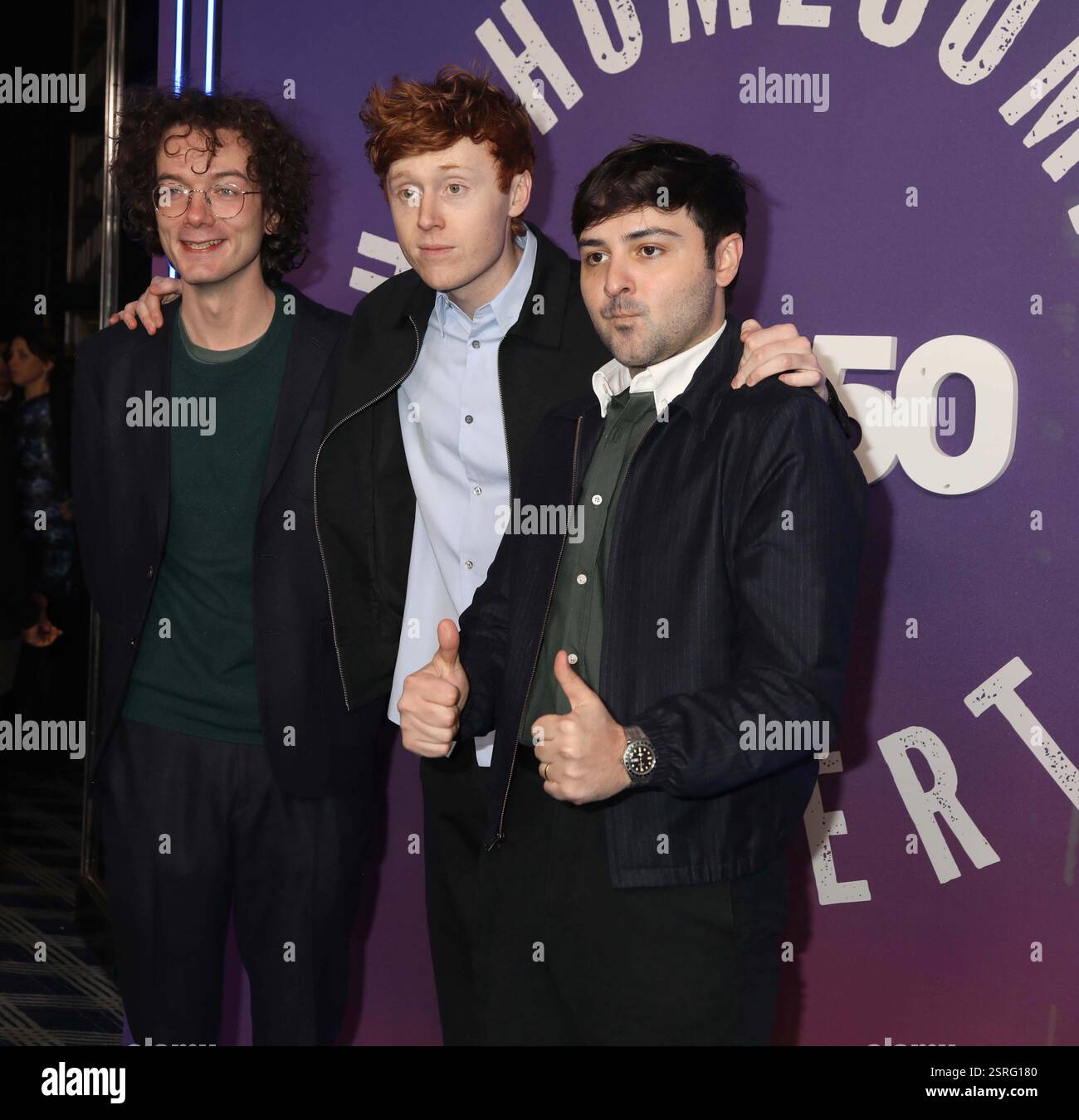 February 14, 2025, New York, New York, USA: MARTIN HERLIHY, BEN ...