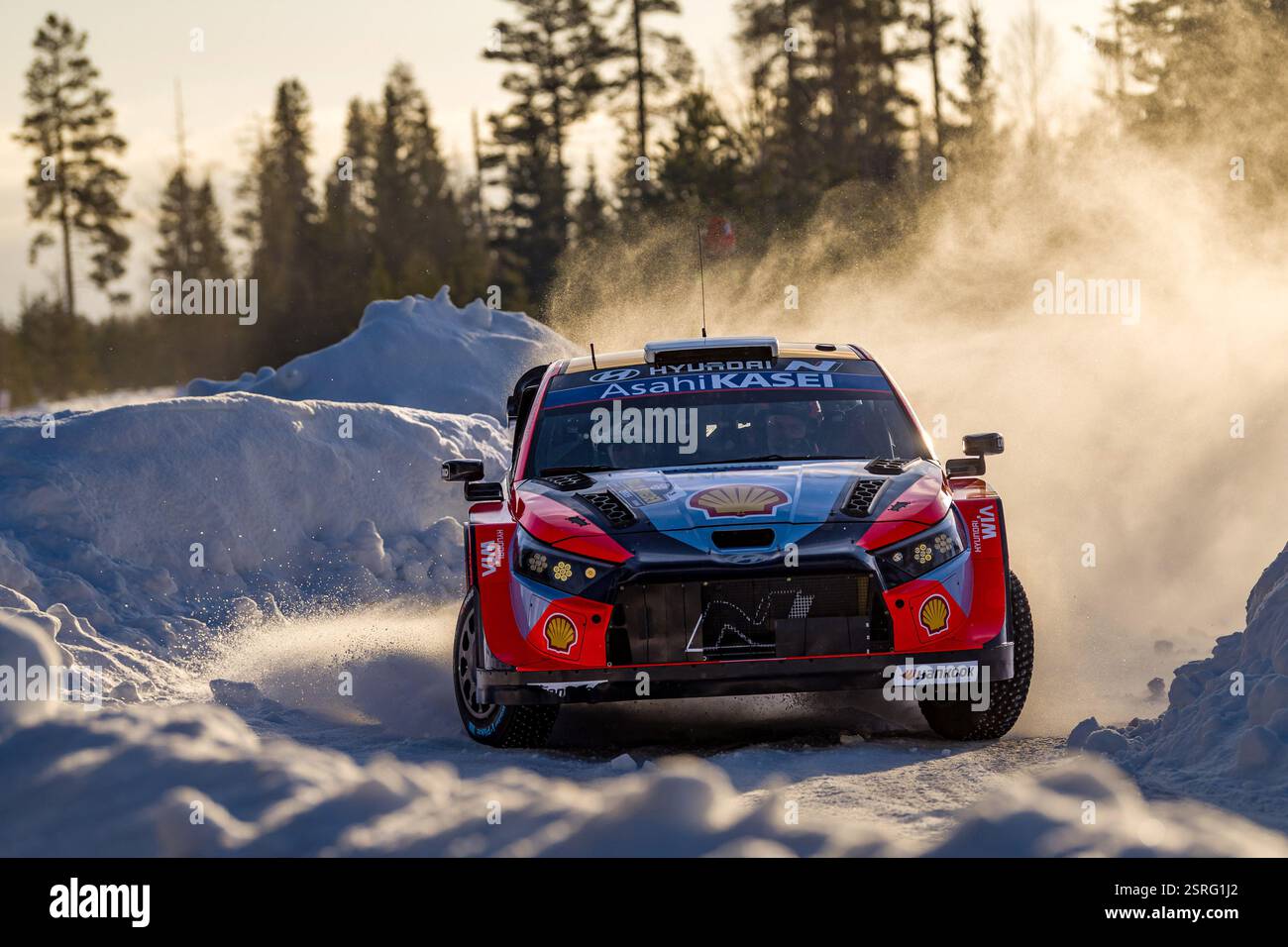 Driver Ott Tanak And Co-Driver Martin Jarveoja Of The Hyundai Shell ...