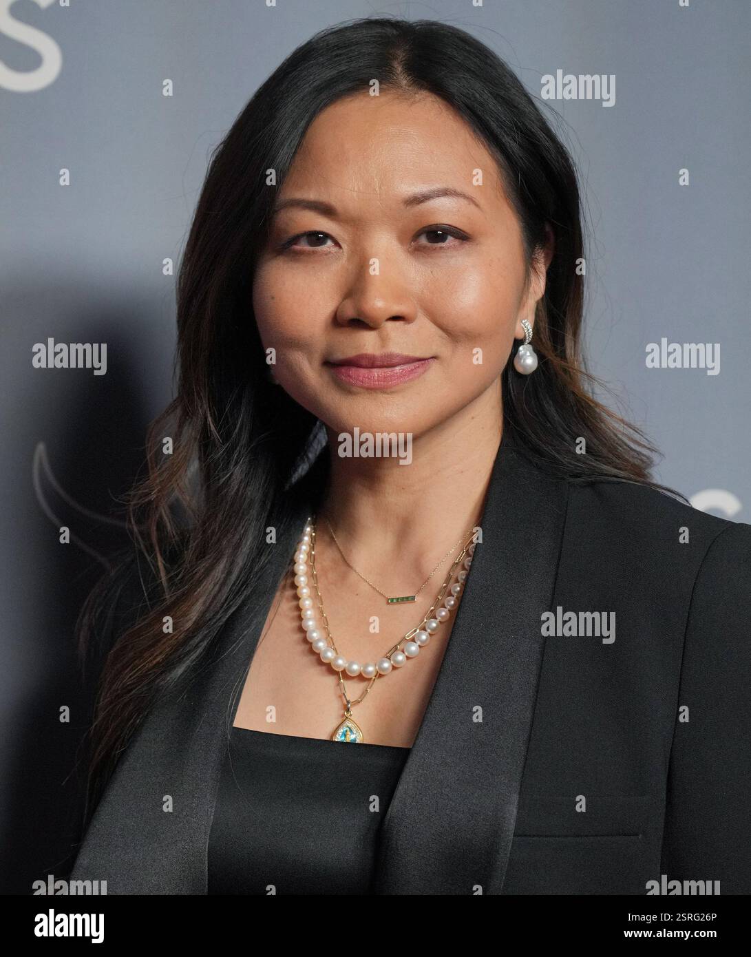 Los Angeles, USA. 15th Feb, 2025. Adele Lim arrives at the 2025 Writers ...