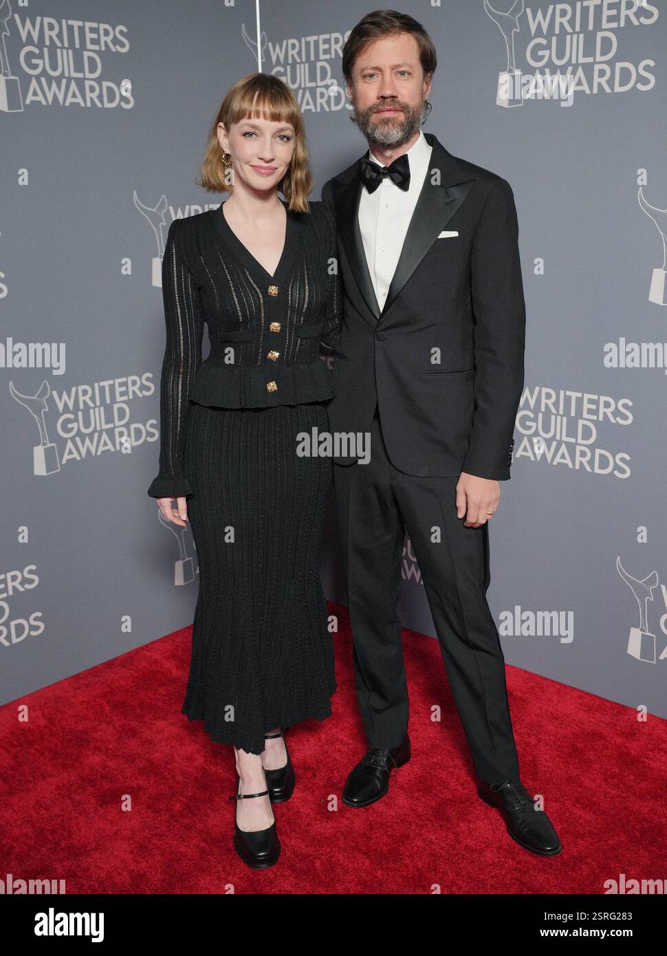 Los Angeles, USA. 15th Feb, 2025. Graham Wagner arrives at the 2025 ...