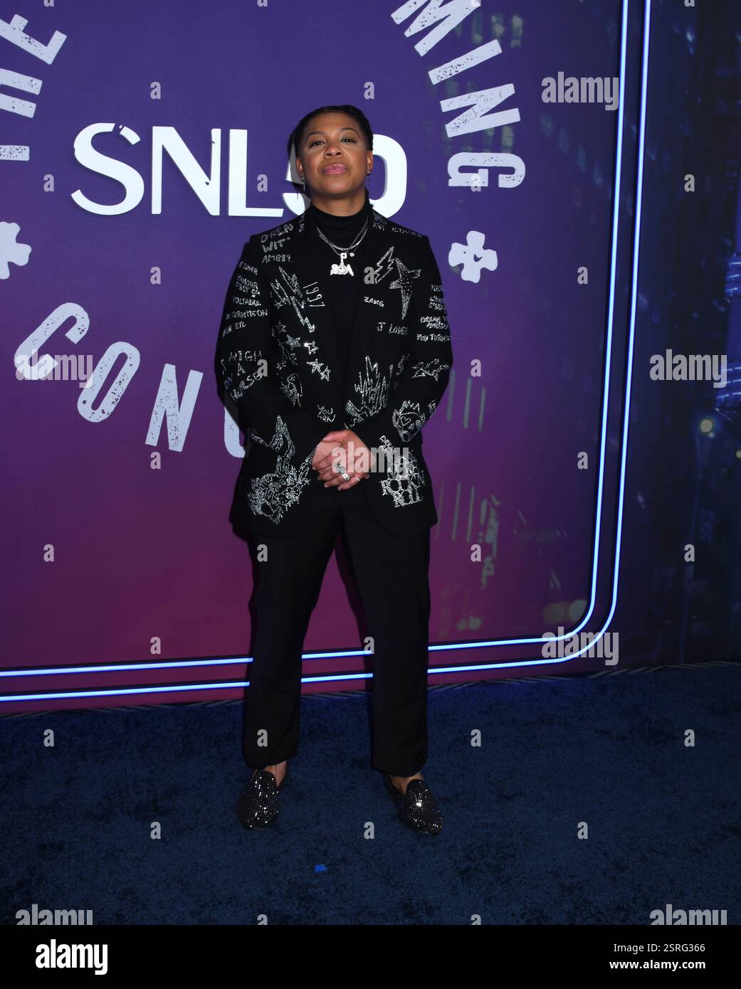 February 14, 2025, New York, New York, United States: Punkie Johnson ...