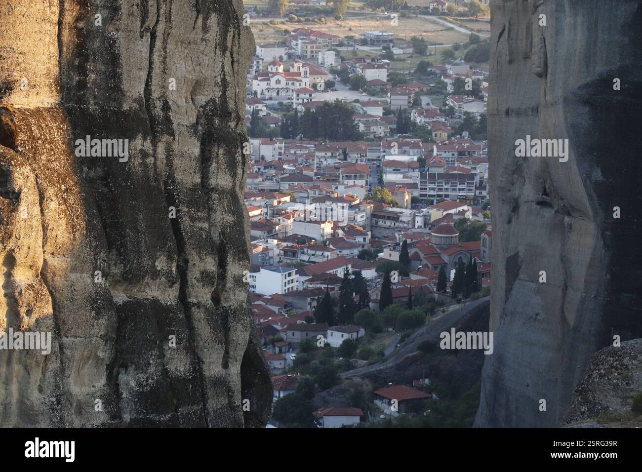The Holy Meteora Complex at Kalambaka Greece Stock Photo - Alamy