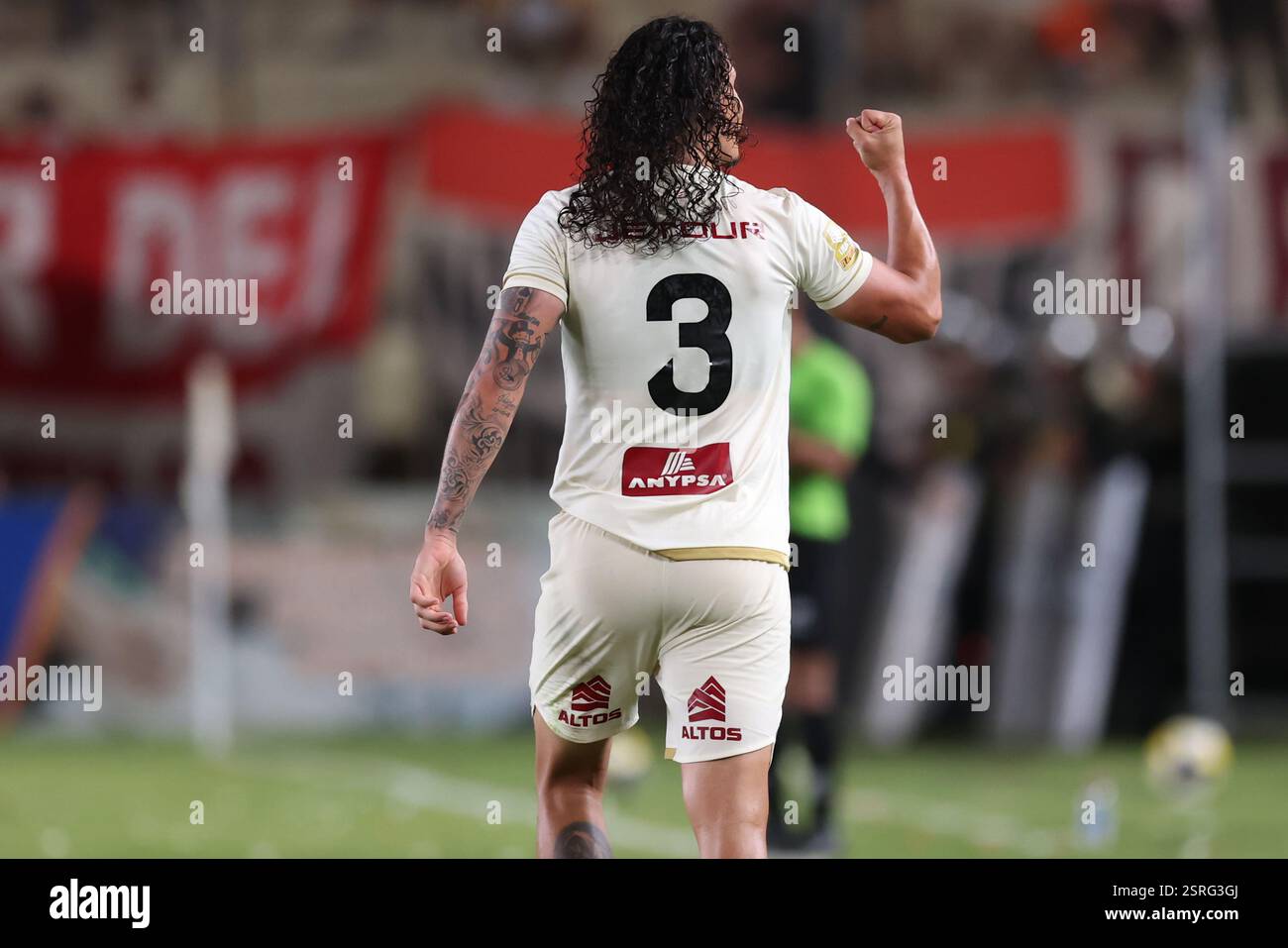 Lima, Peru. 16th Feb, 2025. William Riveros of Universitario de ...