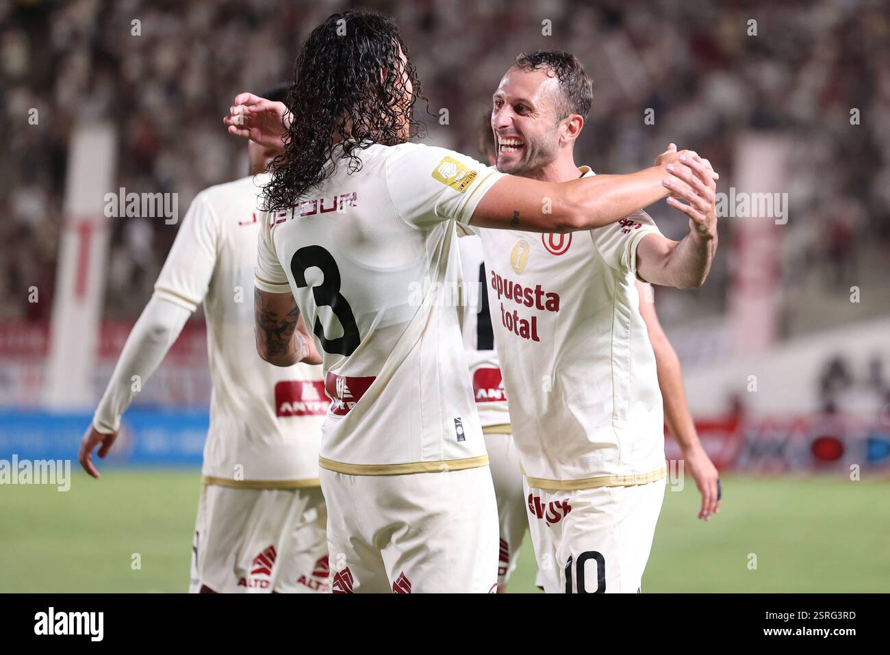 Lima, Peru. 16th Feb, 2025. William Riveros and Horacio Calcaterra of ...