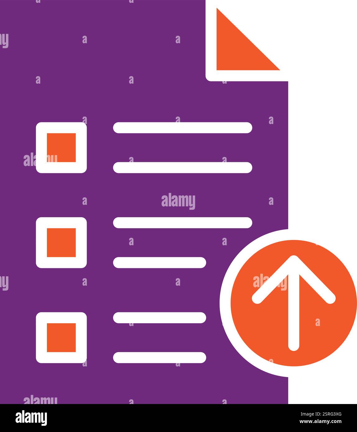 Upload file icon solid Stock Vector Images - Alamy