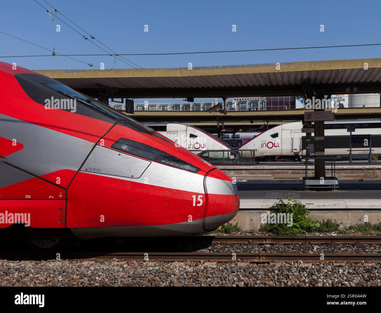 Trenitalia Frecciarossa 1000 train at Paris Lyon railway station, Paris ...