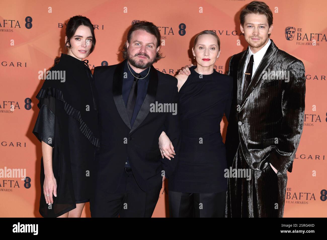 Stacey Martin, Brady Corbet, Mona Fastvold und Joe Alwyn bei der ...