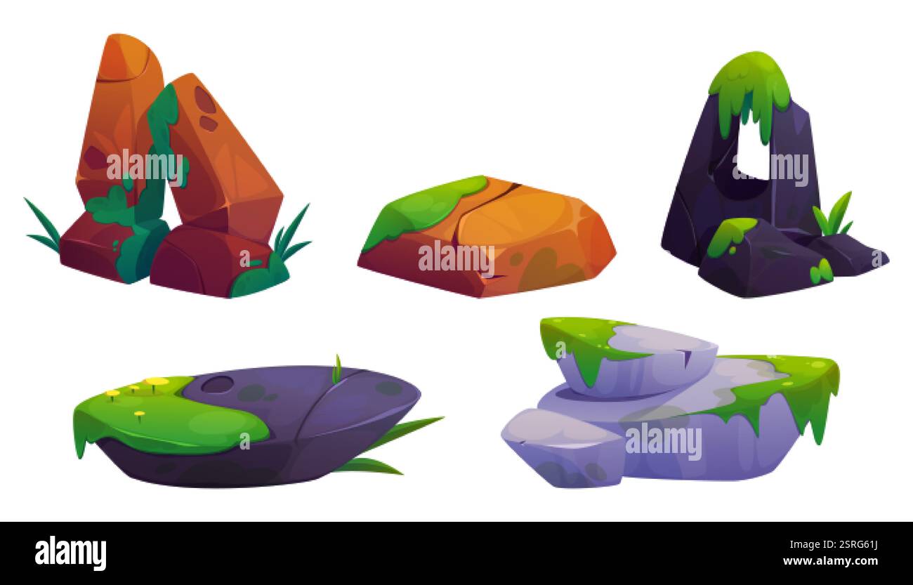 Formation of lichen Stock Vector Images - Alamy