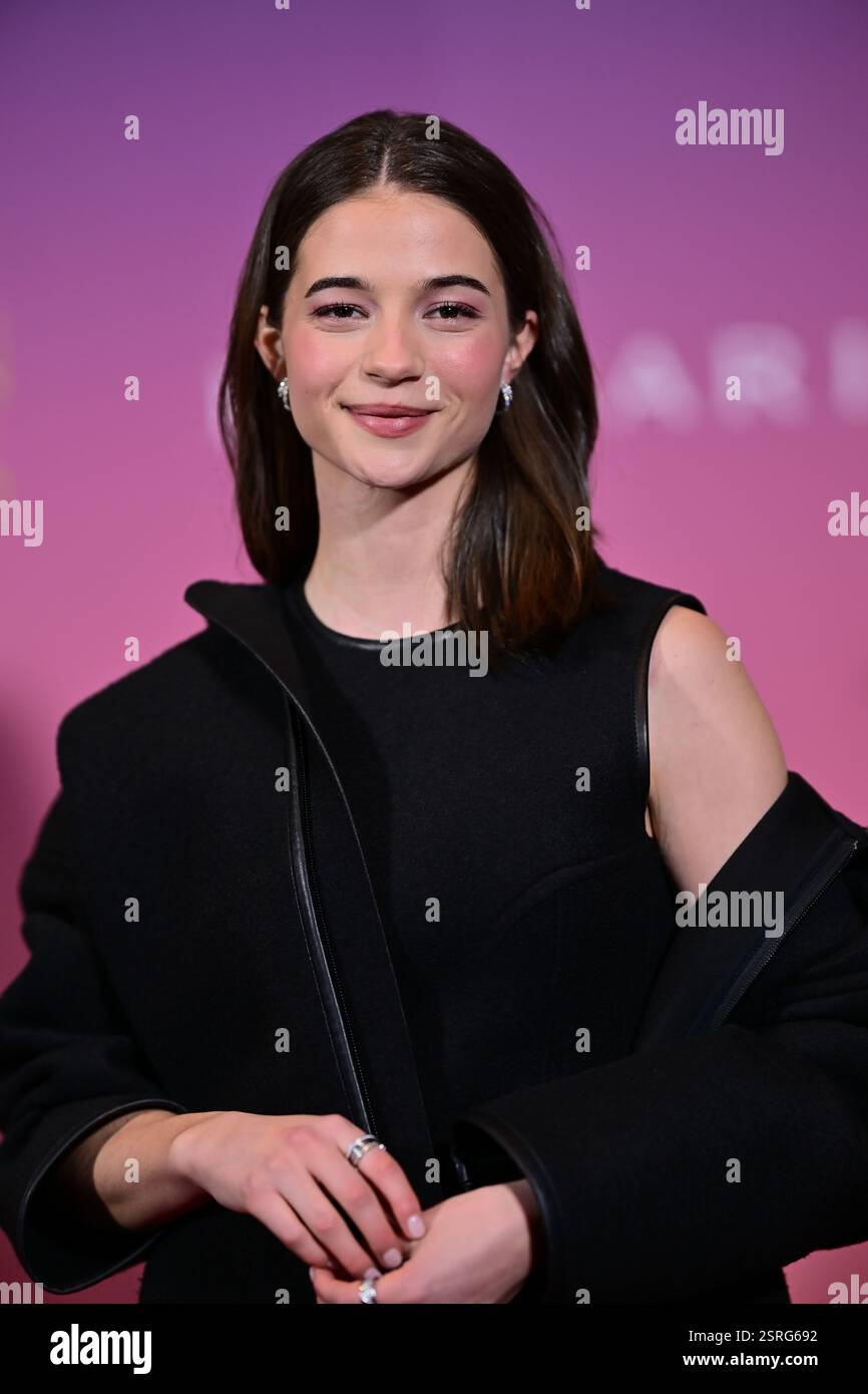 Berlin, Germany. 14th Feb, 2025. Lisa-Marie Koroll, actress, stands in ...