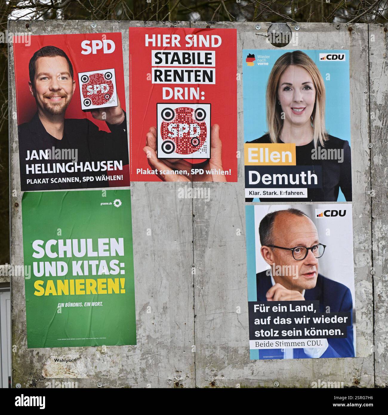Oberirsen Themenfoto: Politik, Wahl, Wahlwerbung, Wahlplakat zur ...