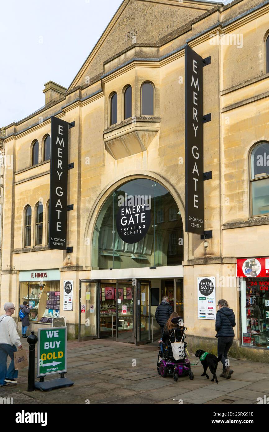 Emery Gate shopping centre in town centre of Chippenham, Wiltshire ...