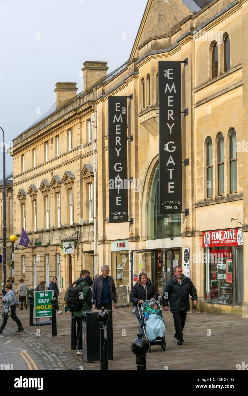 Emery Gate shopping centre in town centre of Chippenham, Wiltshire ...