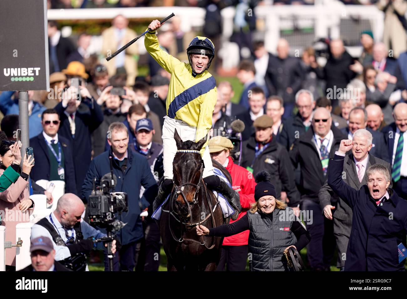 File photo dated 14-03-2023 of Michael O'Sullivan celebrates winning ...