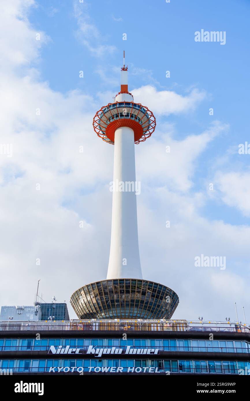 Kyoto, Japan - 05.08.2024: The iconic Nidec Kyoto Tower located next to ...