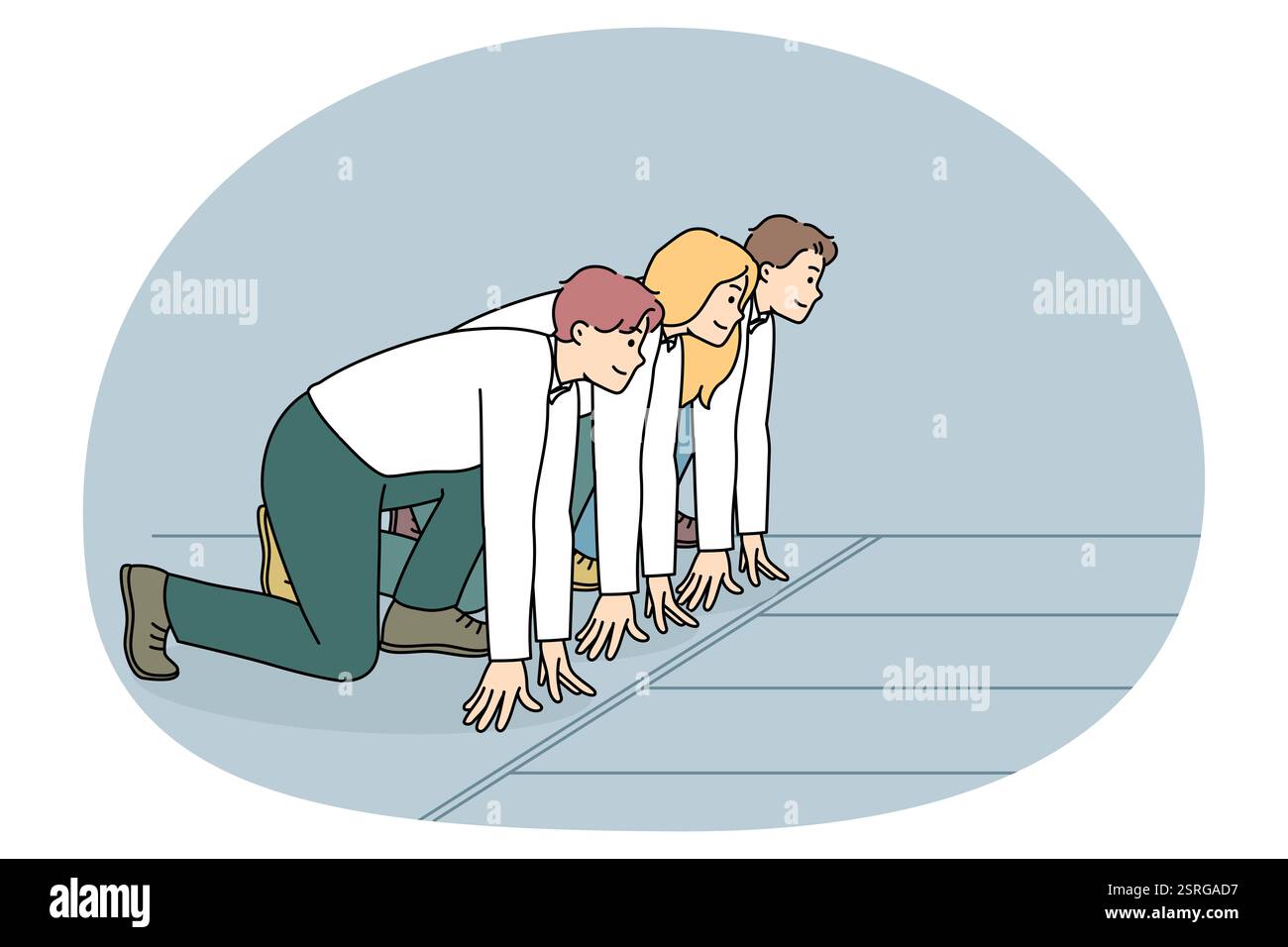 Diverse office employees at work Cut Out Stock Images & Pictures - Alamy