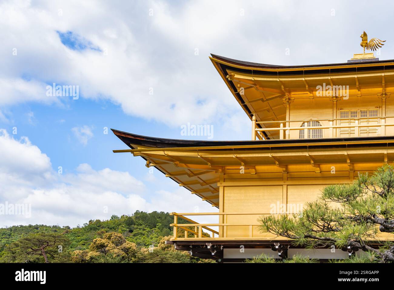The impressive building structure of Rokuon-ji Kinkakuji (Golden ...