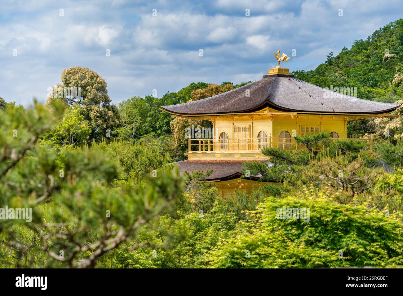 The impressive building structure of Rokuon-ji Kinkakuji (Golden ...
