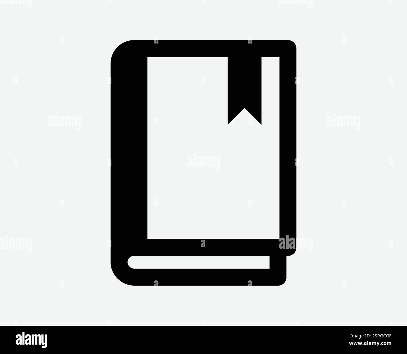 Book with Bookmark Label Tag Closed Close Dictionary Read Reading Page ...