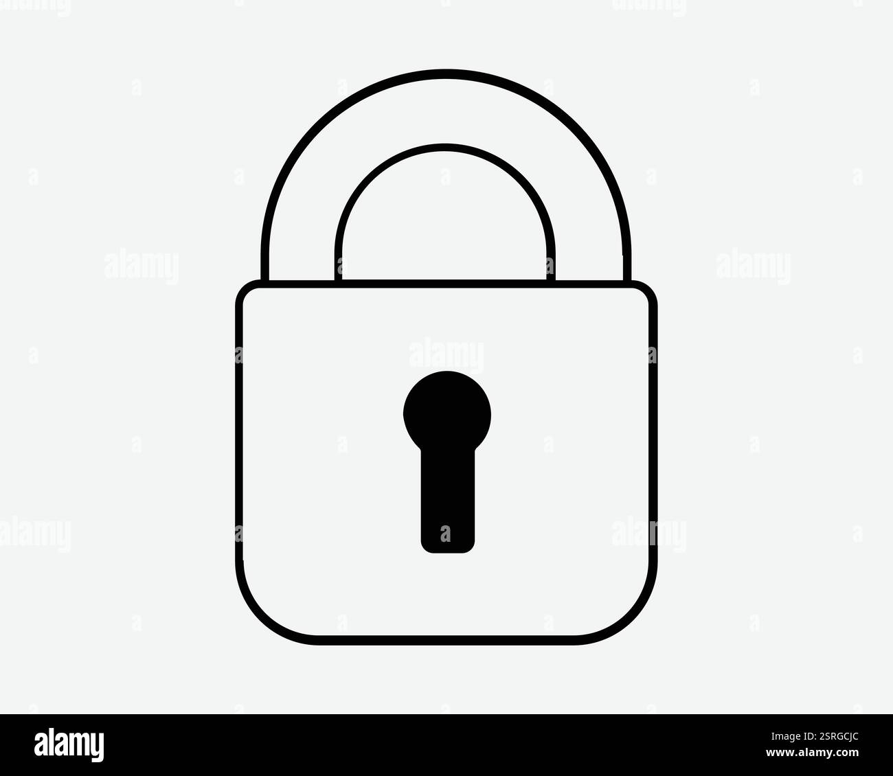 Padlock Lock Shape Secure Password Access Locked Denied Confidential ...