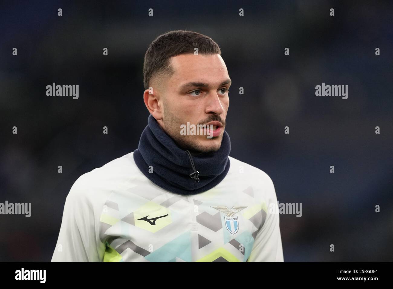 Arijon Ibrahimovic of SS Lazio during the warm up of the Serie A ...