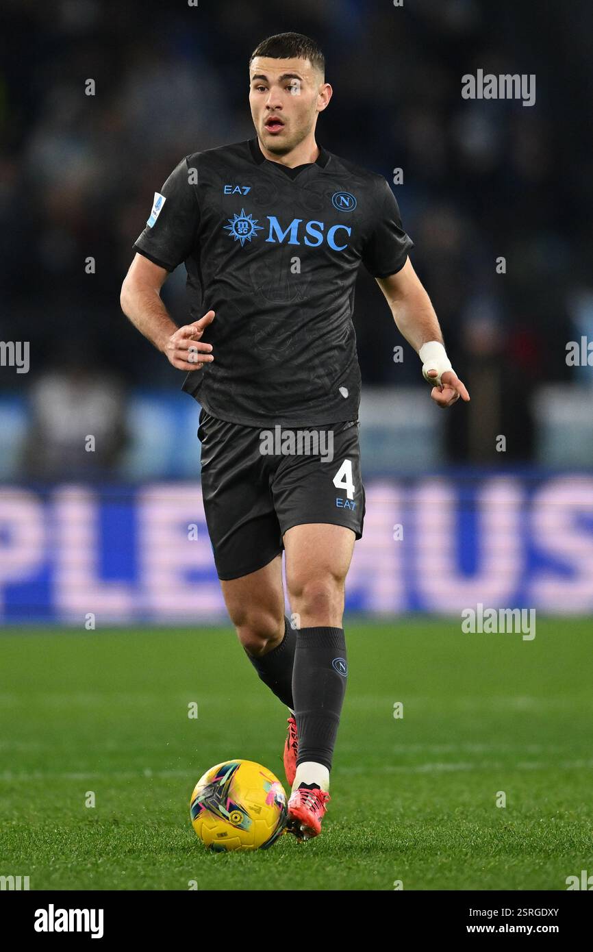 Alessandro Buongiorno of S.S.C. Napoli in action during the 25th day of ...