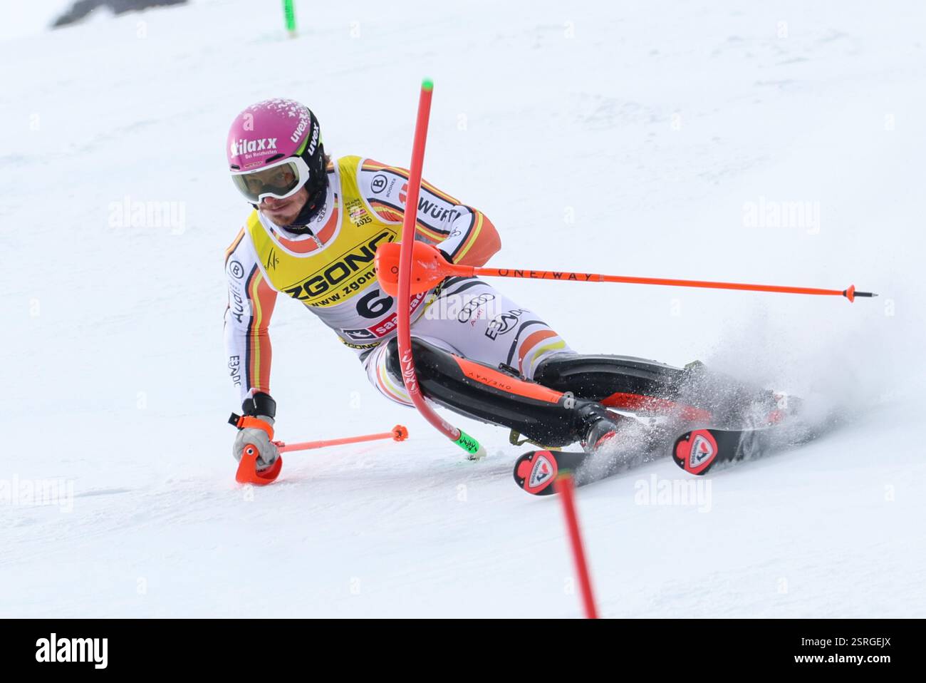 FIS Alpine World Ski Championships Saalbach 2025 Men's Slalom STRASSER ...