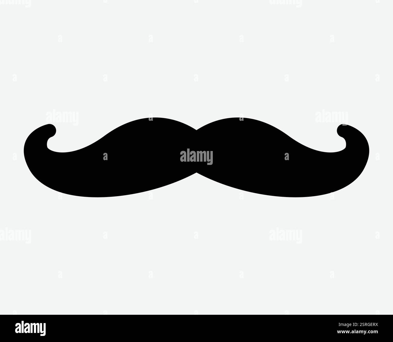 Moustache Mustache Facial Hair Shape Classic Men Man Italian Shape ...