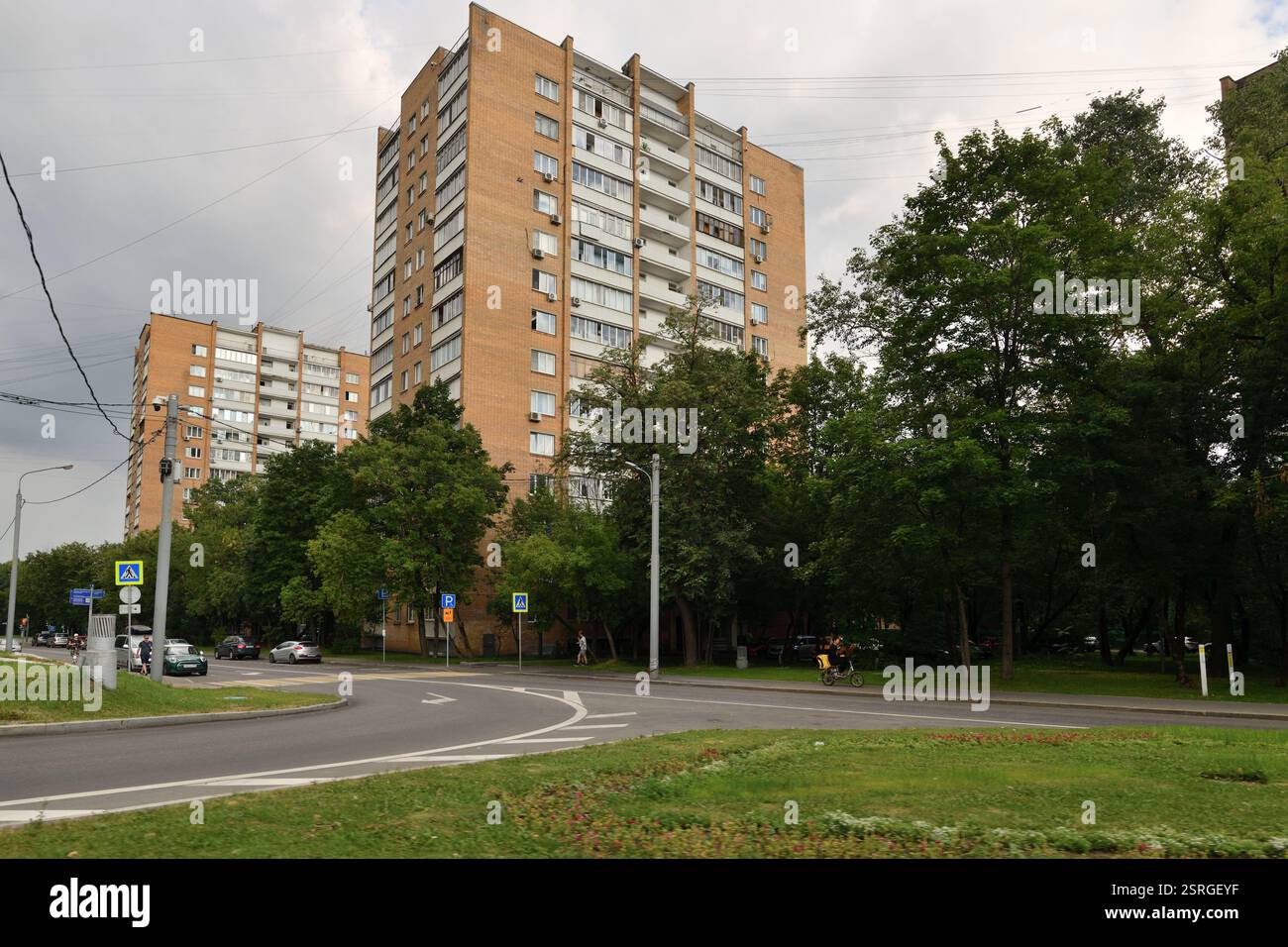 Moscow, Russia - July 15. 2024. A typical view of the Shchukino ...