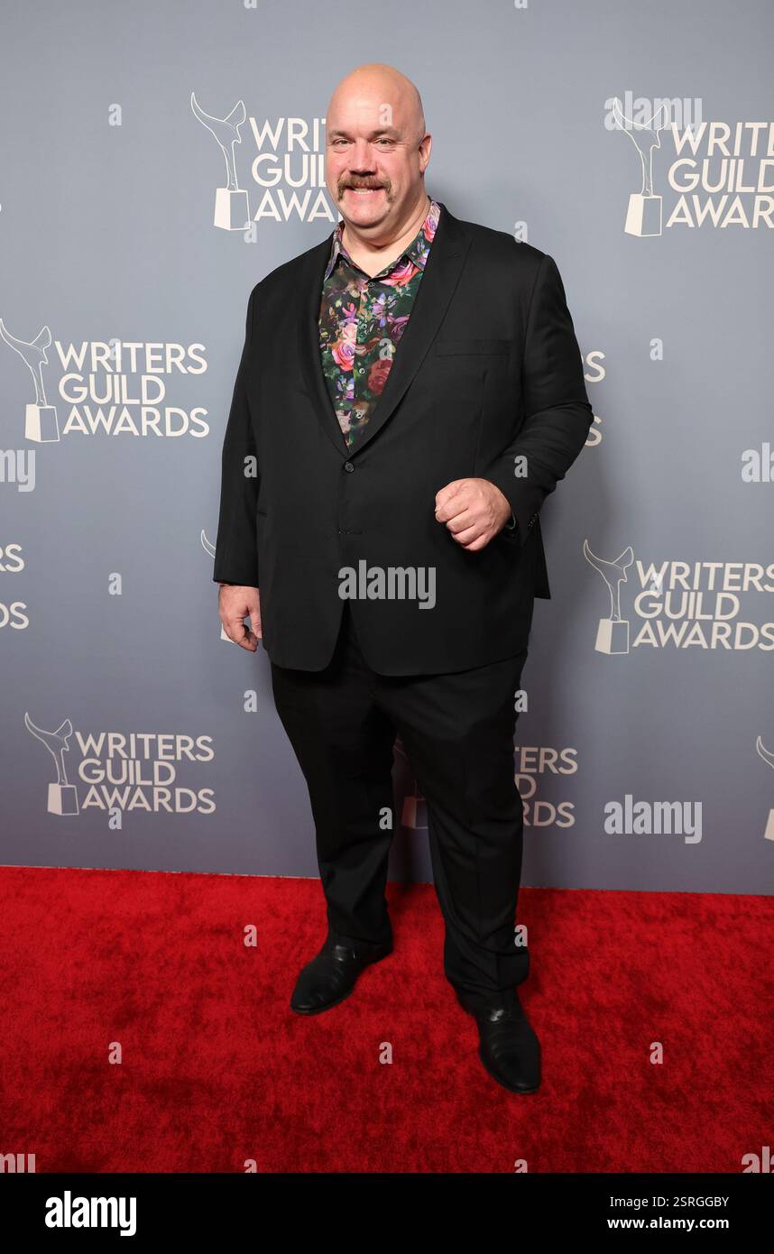 Los Angeles, California, USA. 15th Feb, 2025. Guy Branum 2025 Writers ...