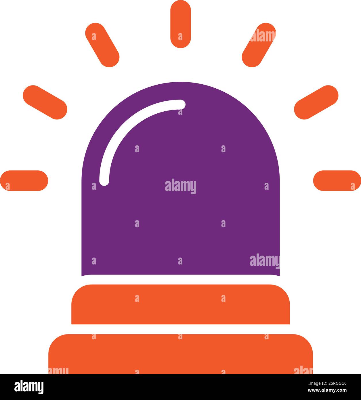 Siren Vector Icon Design Illustration Stock Vector Image & Art - Alamy