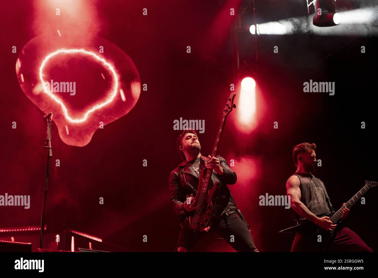 Jamie Mathias and Mathew Tuck from Bullet For My Valentine live on The ...