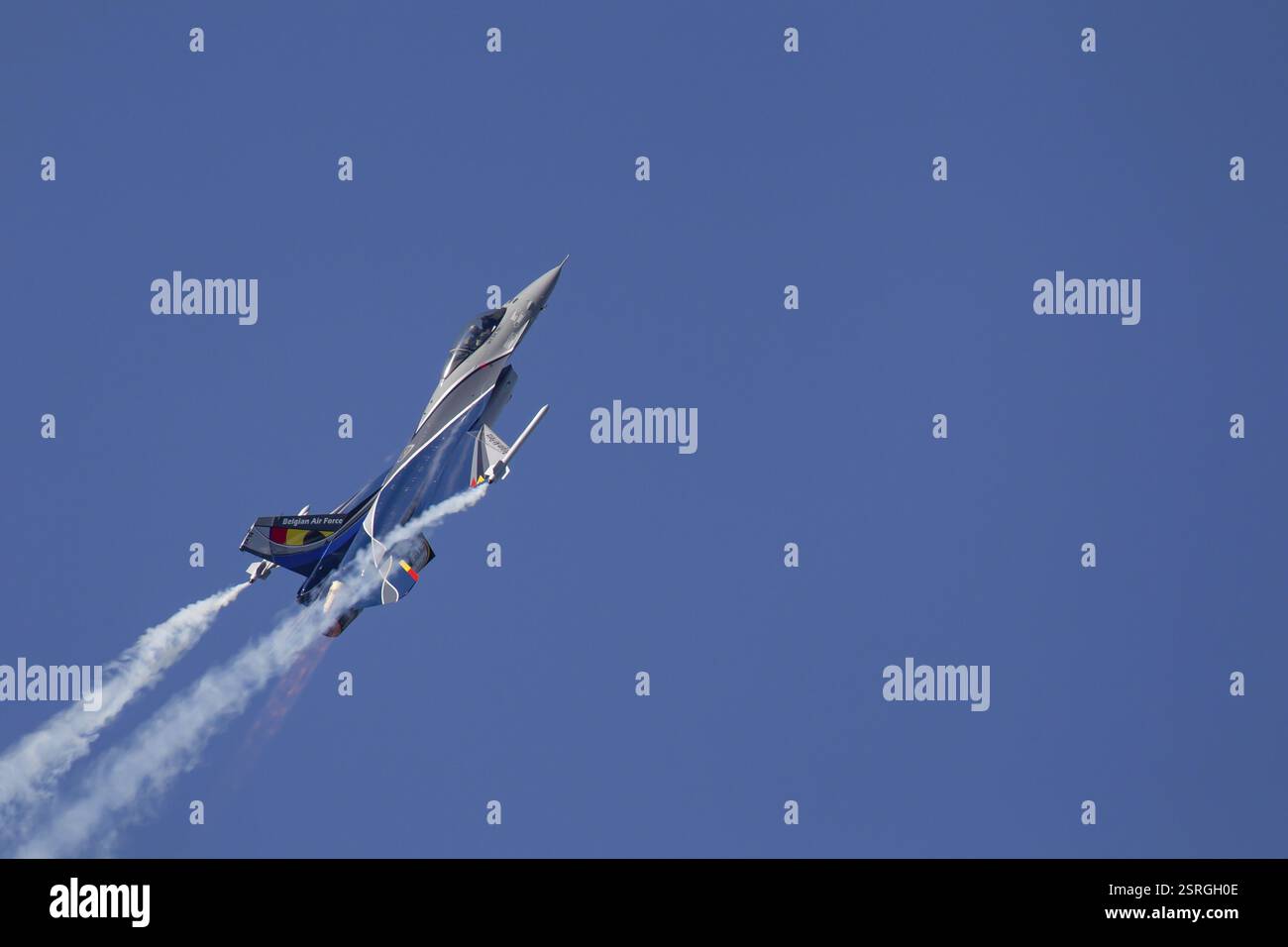 General Dynamics F-16 Fighting Falcon aircraft in Belgium air force ...