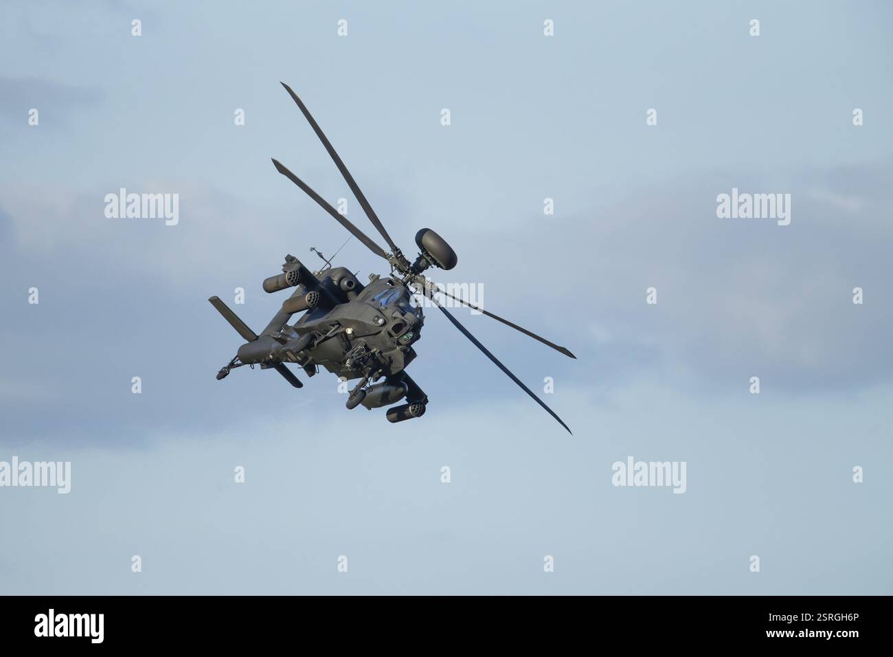 Agusta Westland AH-64 Apache helicopter aircraft in British Army air ...